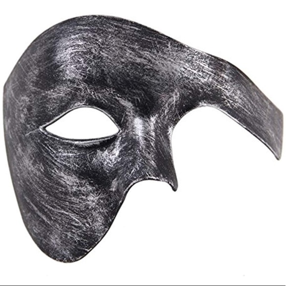 Accessories | Phantom Of The Opera Half Face Silver Antique Mask | Poshmark
